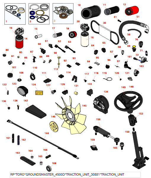 ᐅ • Toro Groundsmaster 4500D parts online - RDM Parts